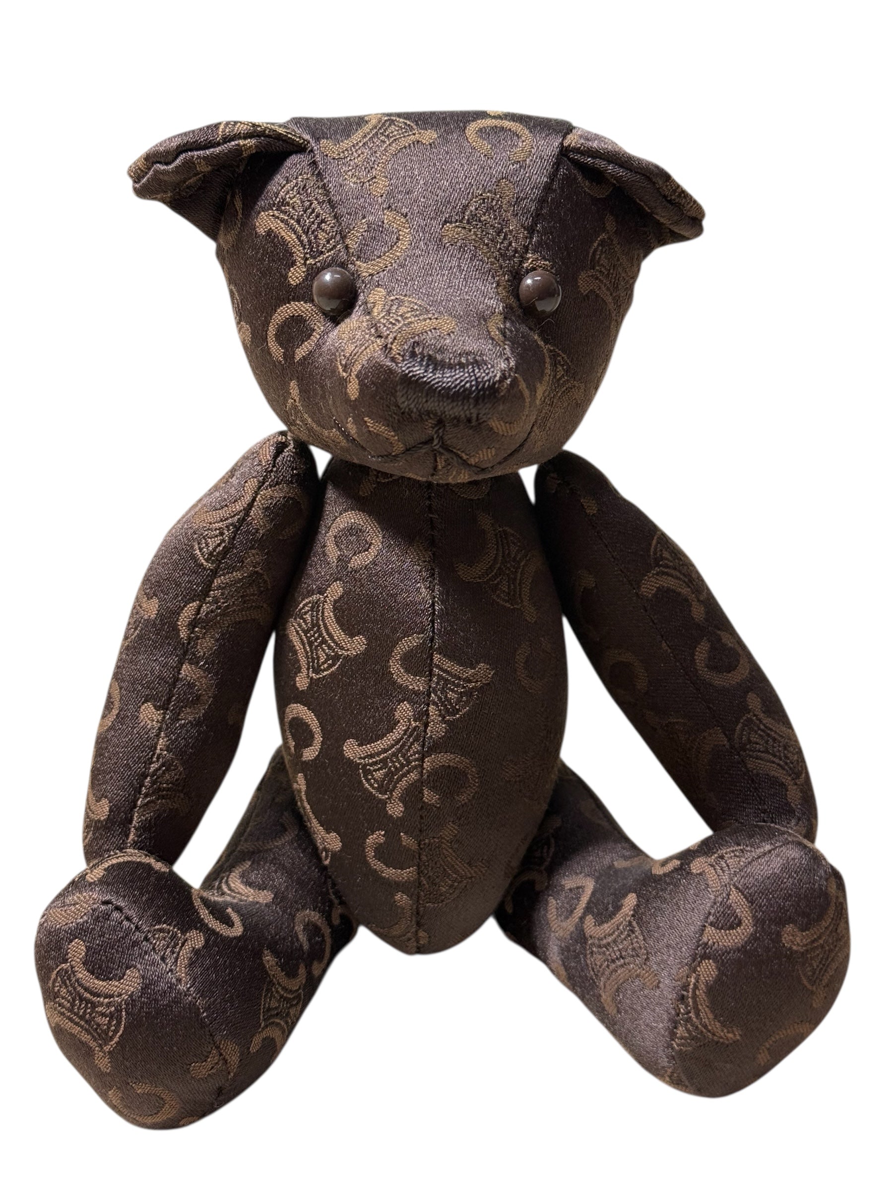 Celine Triomphe Monogram Teddy Bear – ChaosArchiveMy
